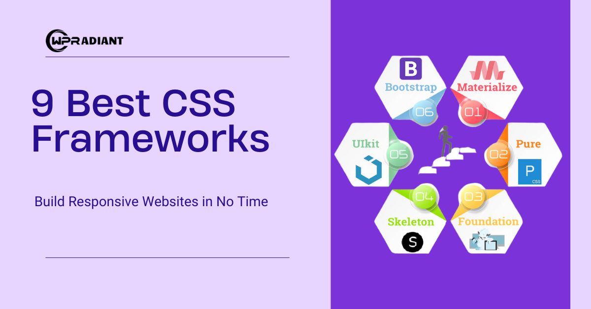 9 Best CSS Frameworks - Build Responsive Websites in no time