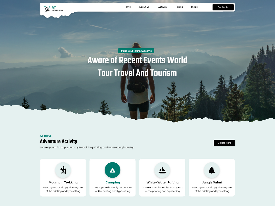 Free Adventure WordPress Theme | Perfect For Thrill Seekers