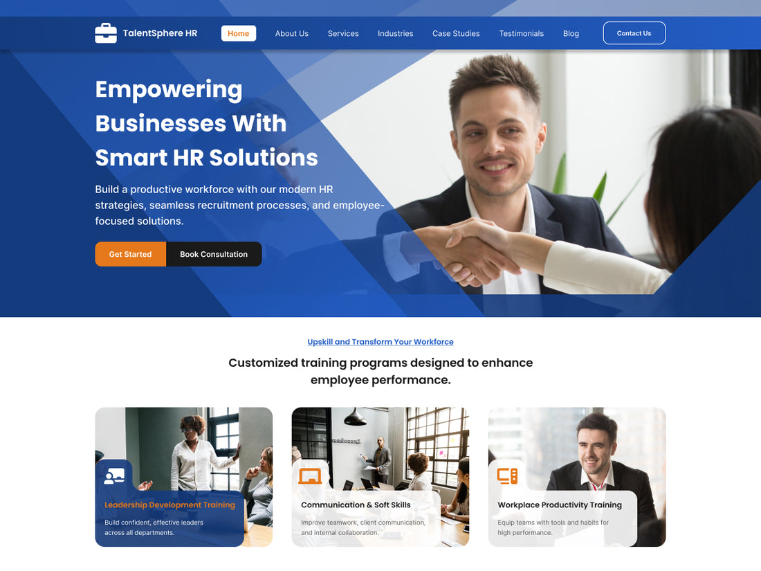 HR WordPress Theme – Modern Template for Recruitment & Staffing Agencies