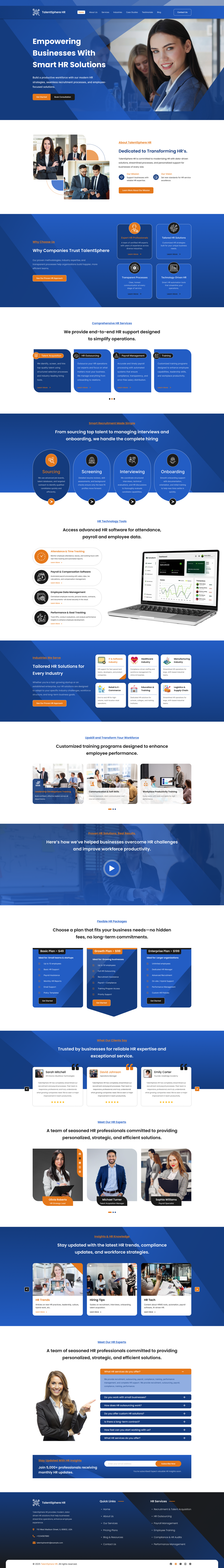HR WordPress Theme – Modern Template for Recruitment & Staffing Agencies