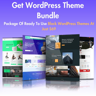 WordPress Theme Bundle - WordPress Themes With Drag & Drop Builder
